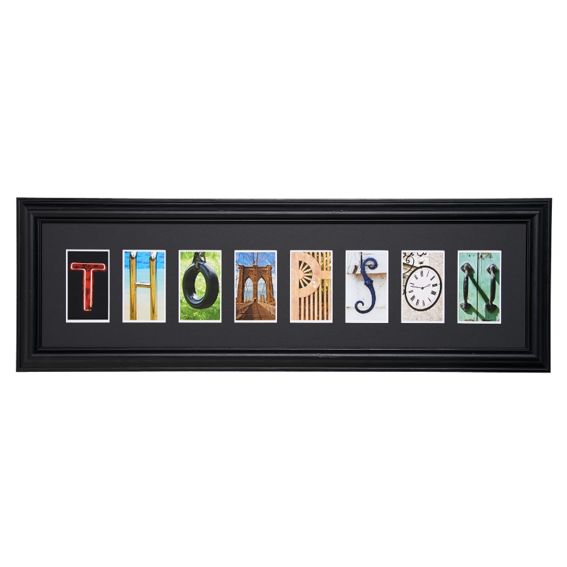 Colorful Alphabet Framed Print - 8 | Personal Creations