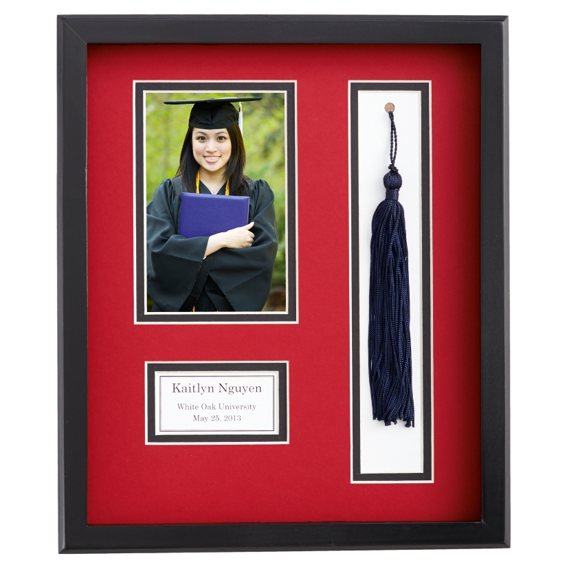 Graduation Tassel Frame - Red Mat at Gifts.com