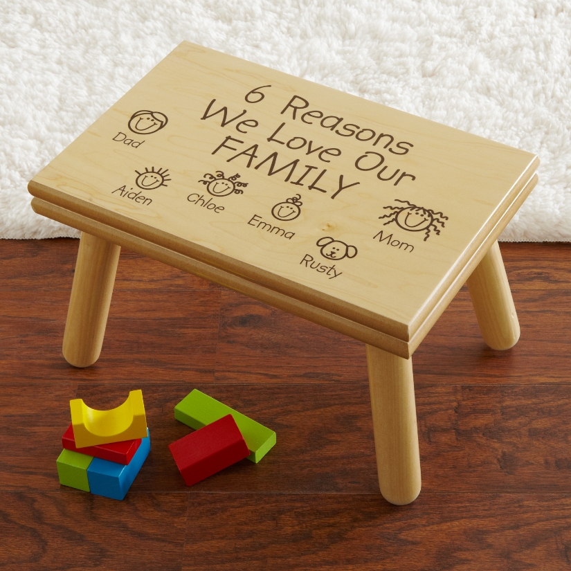 Loving Reasons Personalized Step Stool at Gifts.com