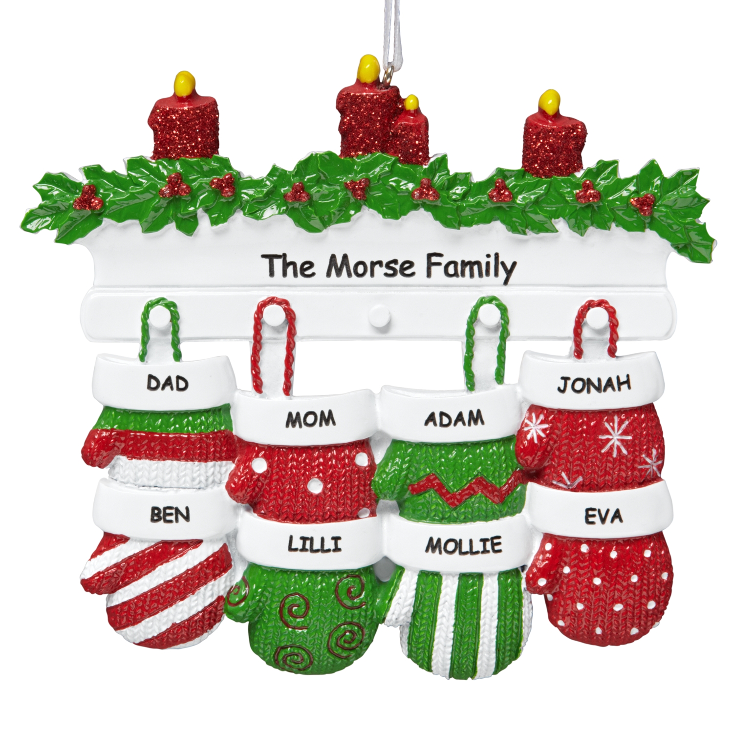 Mitten Family Ornament | Personal Creations