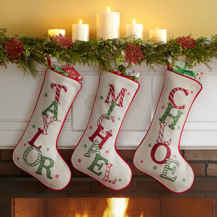Festive Name Stocking | Personal Creations