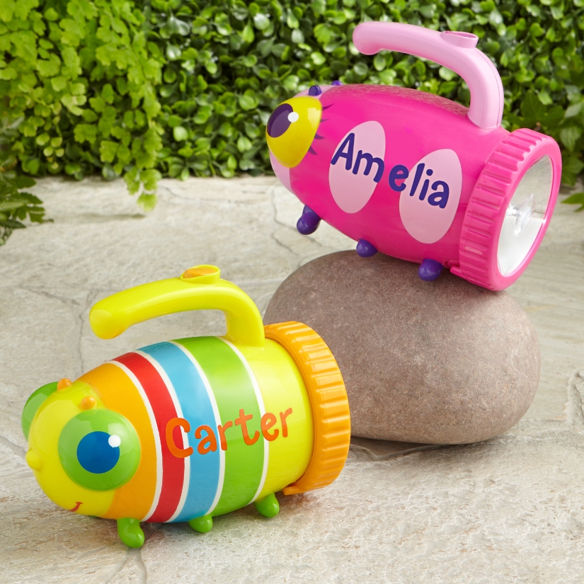 Melissa & Doug® Luminous Bugs Personalized Flashlight at Gifts.com