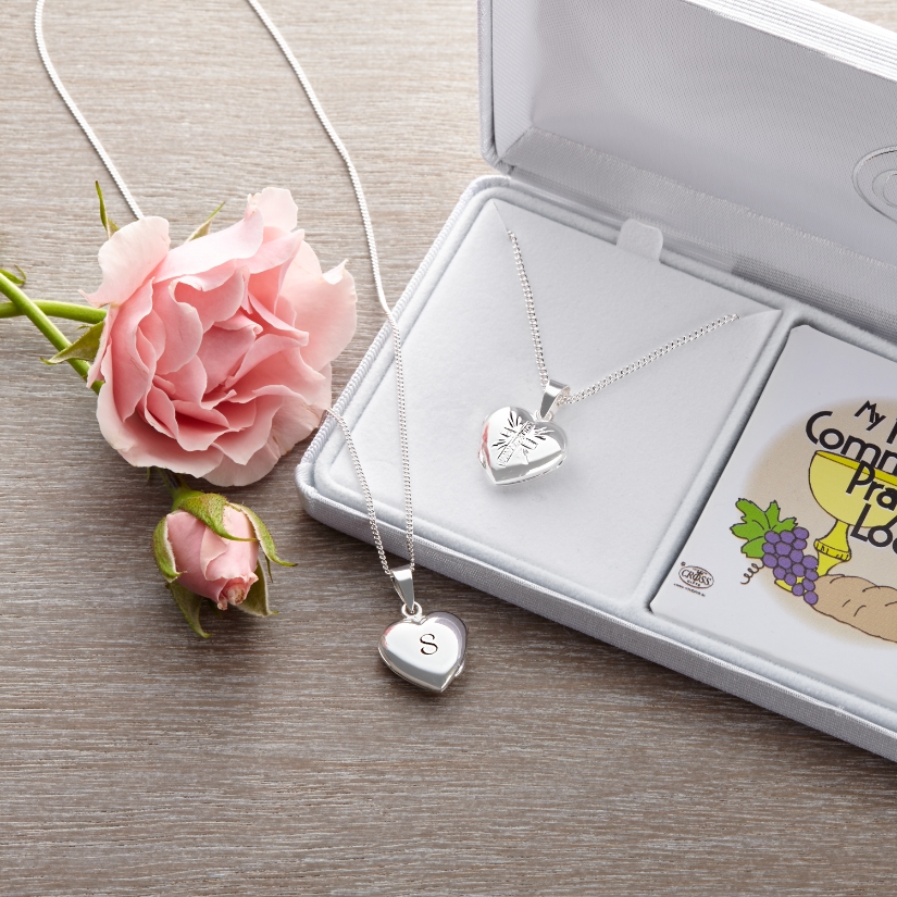 First Holy Communion Personalized Prayer Locket at Gifts.com