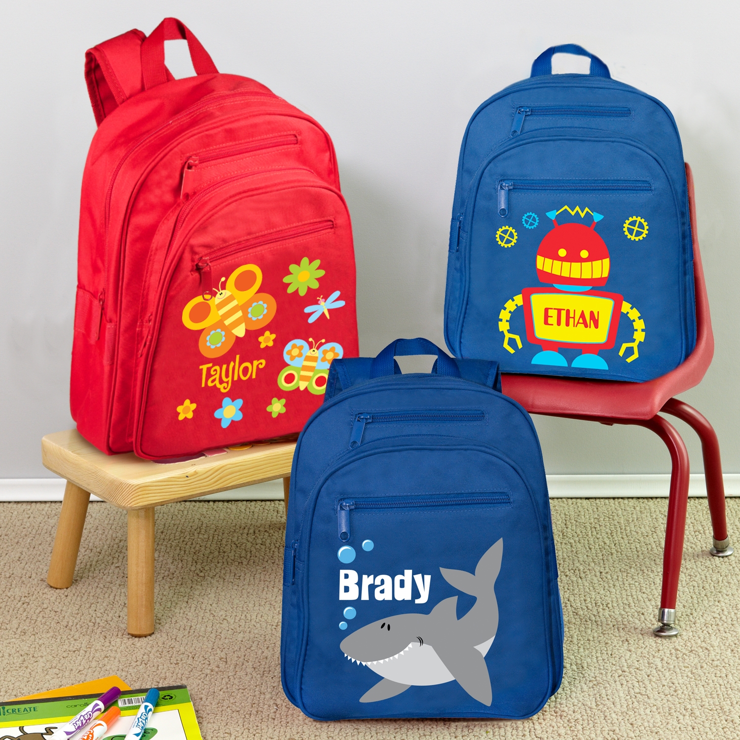 Playful Graphic Backpacks | Personal Creations