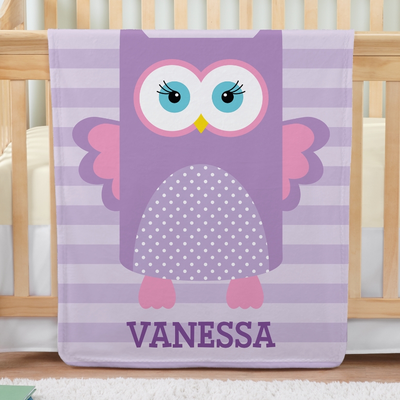 Adorable Critter Personalized Blanket at Gifts.com