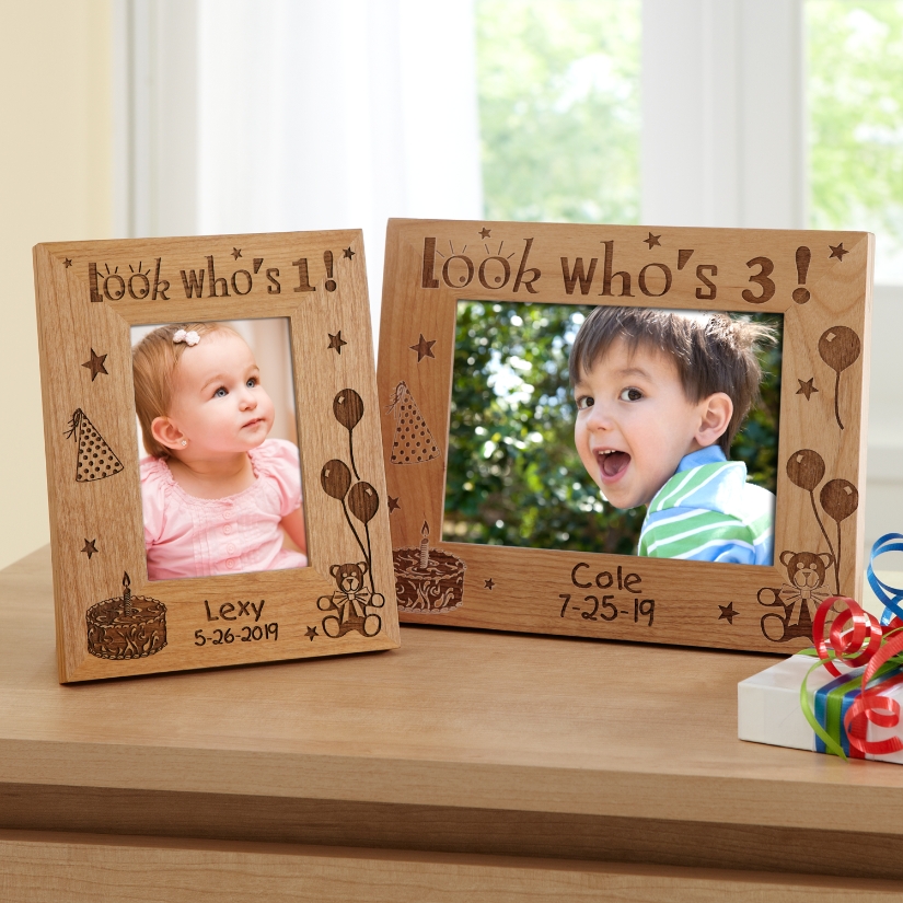 Guess Who's... Personalized Birthday Picture Frame at Gifts.com