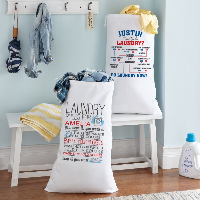 Heading to College Personalized Laundry Bag at Gifts.com