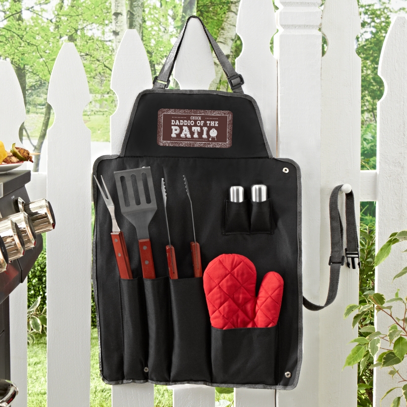 Patio Master Personalized 7 Piece BBQ Set at Gifts.com