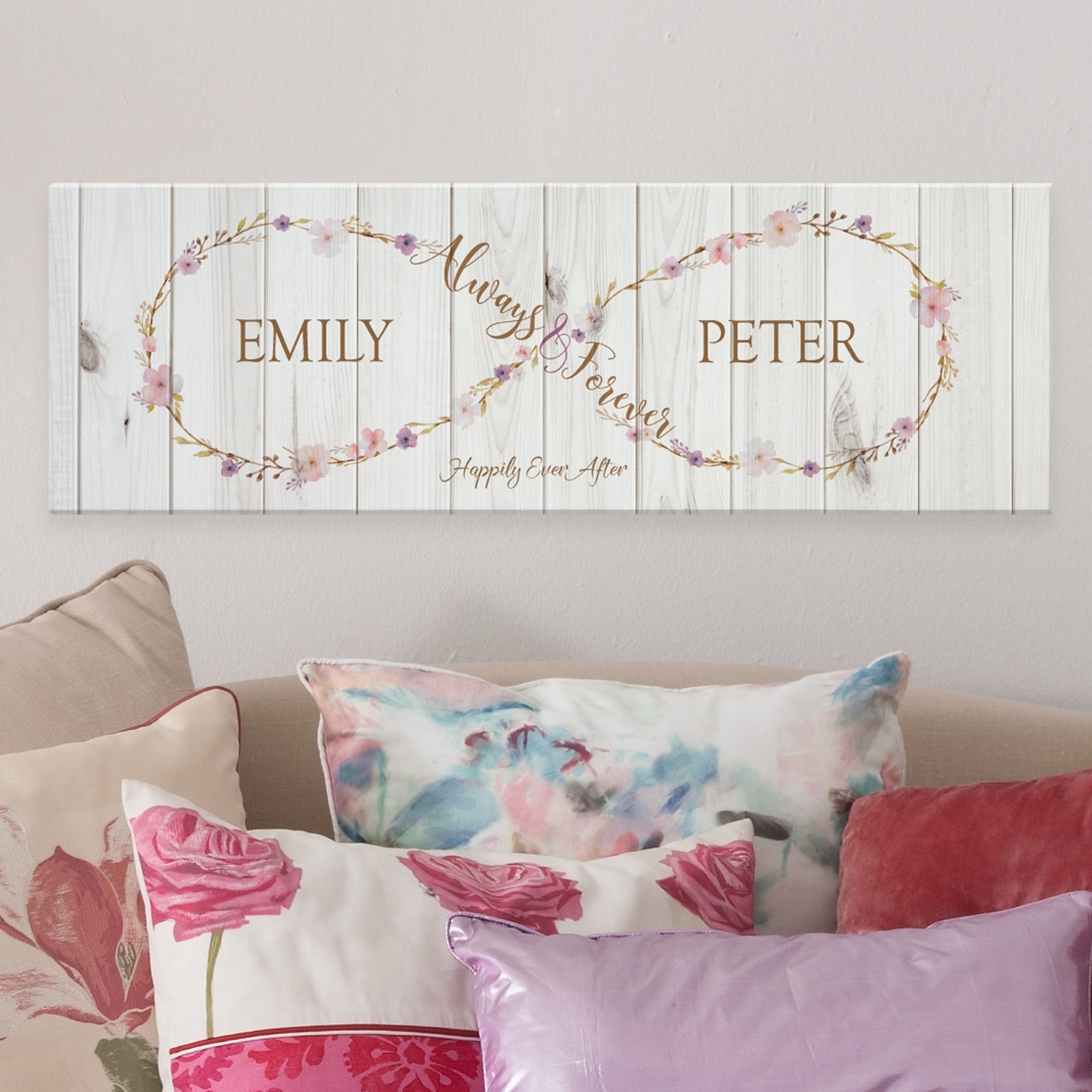 Always & Forever Infinity Canvas | Personal Creations