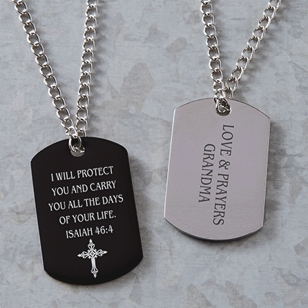 Words of Faith Dog Tag | Personal Creations
