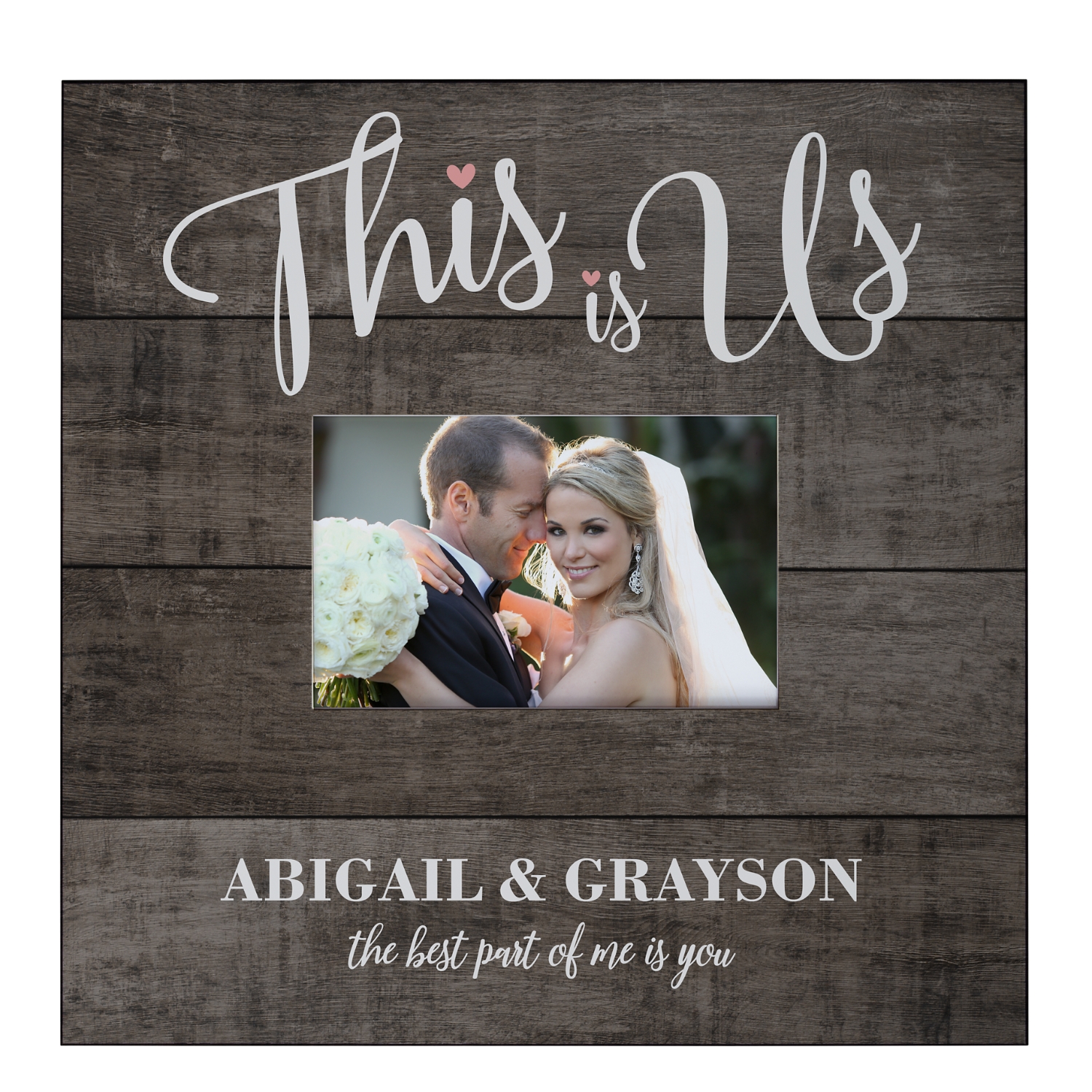 Our Journey Together Personalized Wedding Frame at Gifts.com