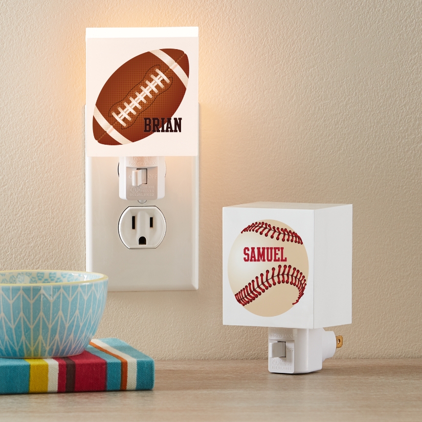 Athletic Icons Personalized Nightlight at Gifts.com