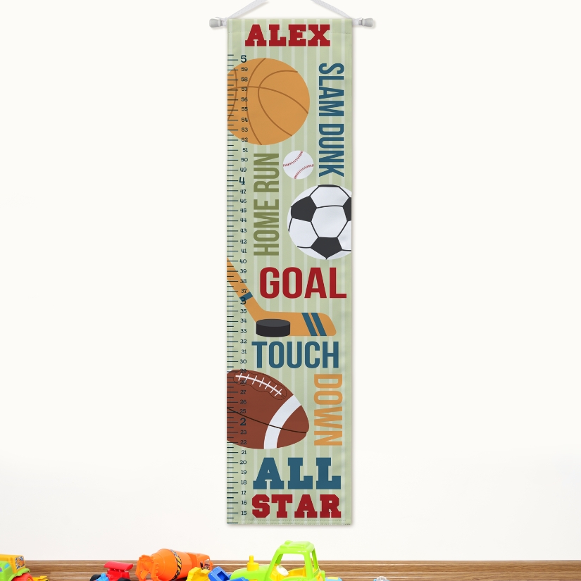 New Heights Sports Star Growth Chart at Gifts.com