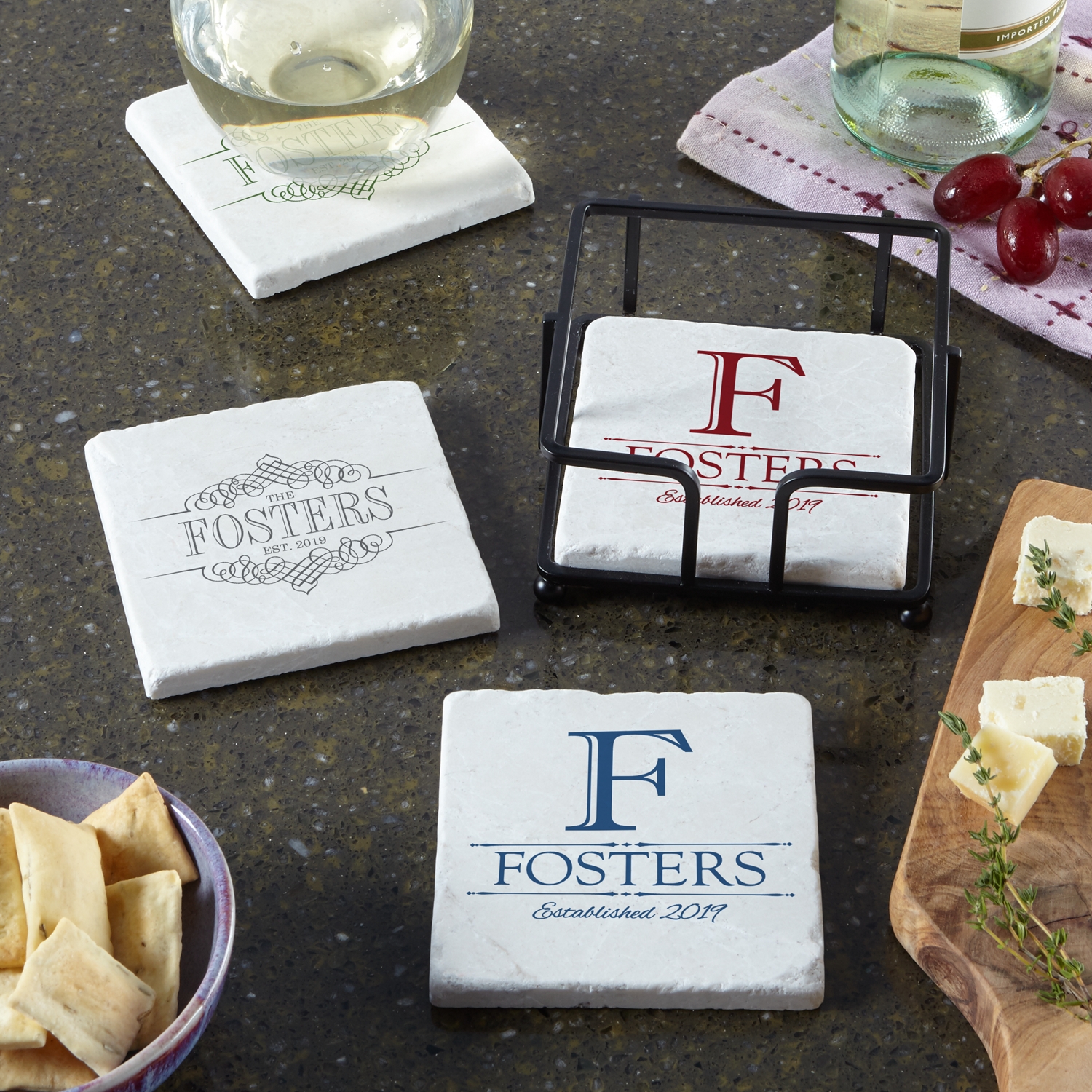 Personalized Drink Coasters | Personal Creations