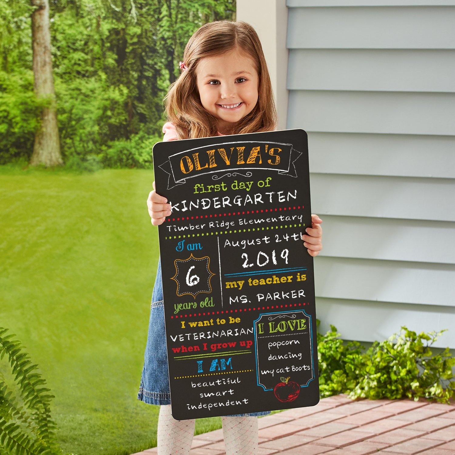 First Day Of School Chalkboard | Personal Creations