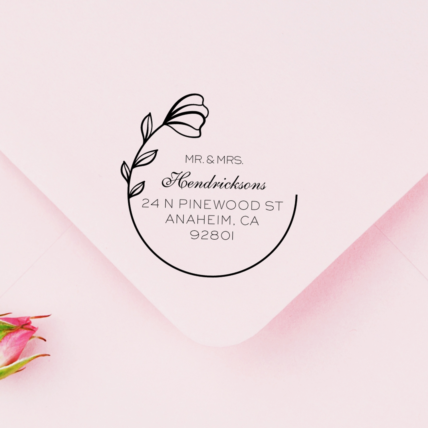 Blooming Flower Self-Inking Stamp at Gifts.com