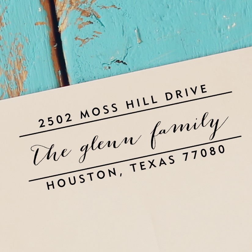 Signature Frame Self-Inking Stamp | Personal Creations