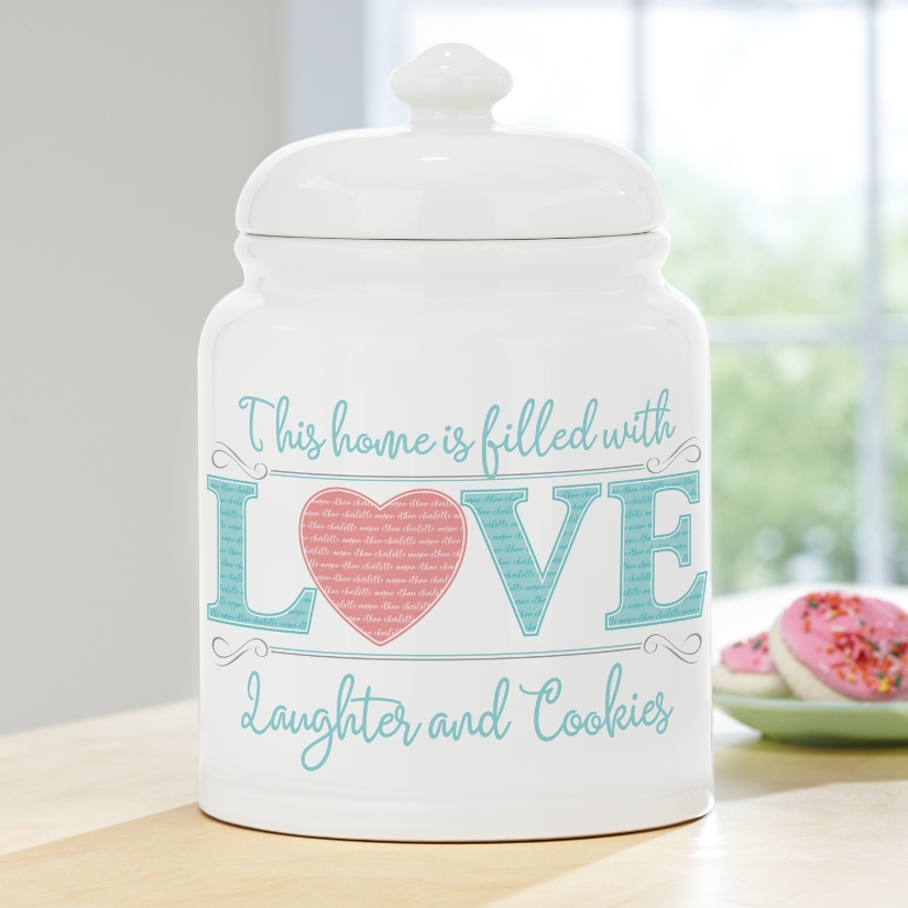 Sweet Creations Personalized Cookie Jar at Gifts.com