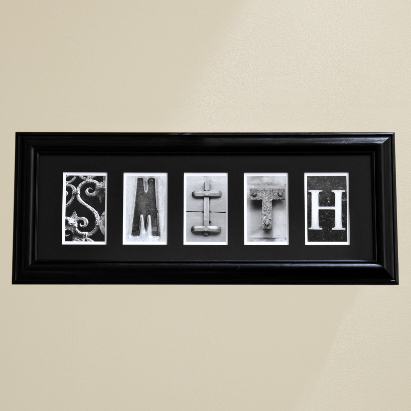 Architectural Alphabet Photography Frame - 5 Letters | Personal Creations