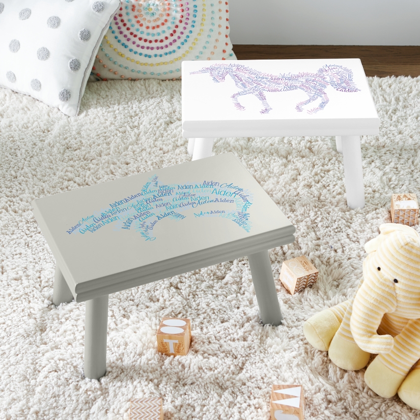 Personalized Animal Step Stool at Gifts.com