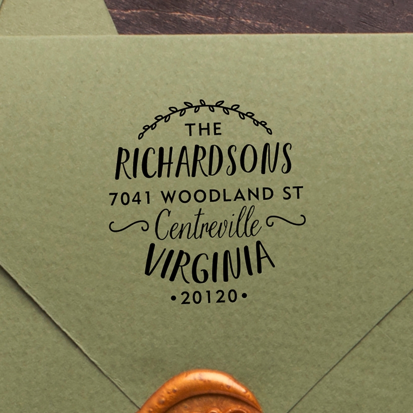 Artfully Sketched Self-Inking Stamp | Personal Creations