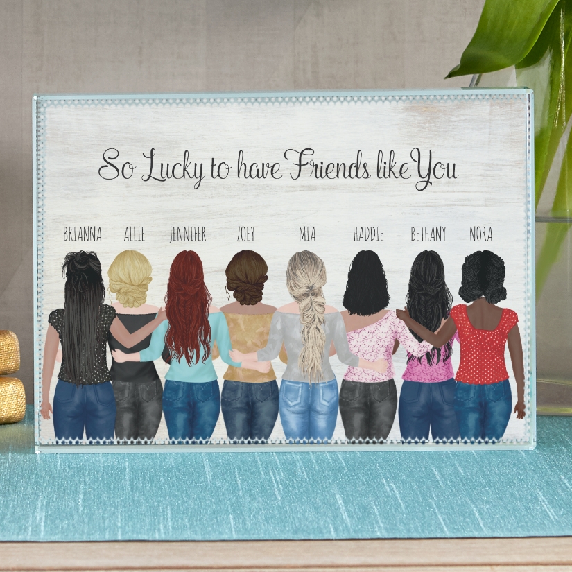 Forever Friends Glass Block | Personal Creations
