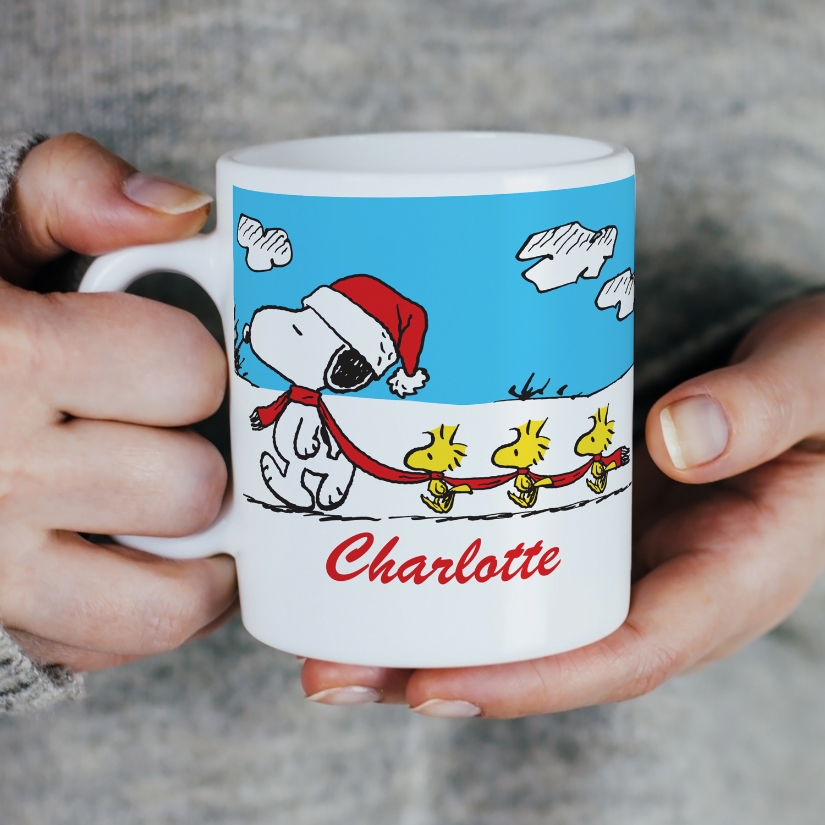 PEANUTS® Winter Fun Snoopy™ & Woodstock™ Mug at Gifts.com