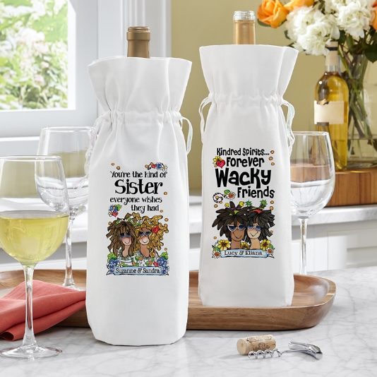 Wonderful Wacky Wine Bags by Suzy Toronto | Personal Creations
