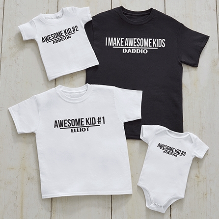 Create Your Own Family Apparel | Personal Creations