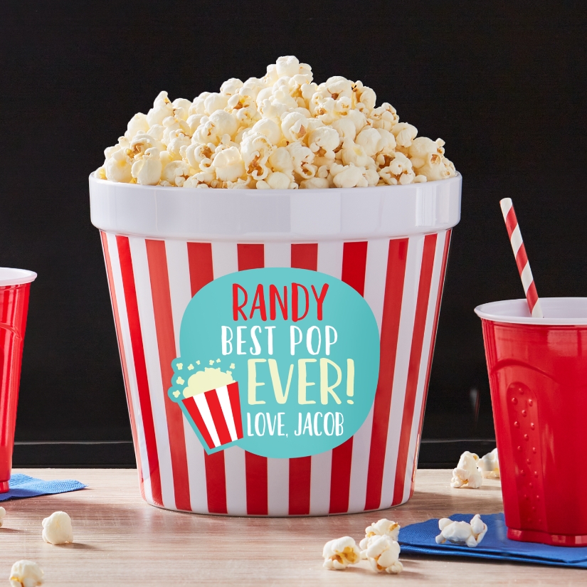 Ultimate Pop Personalized Popcorn Bucket at Gifts.com