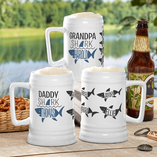 Daddy Shark Beer Stein | Personal Creations