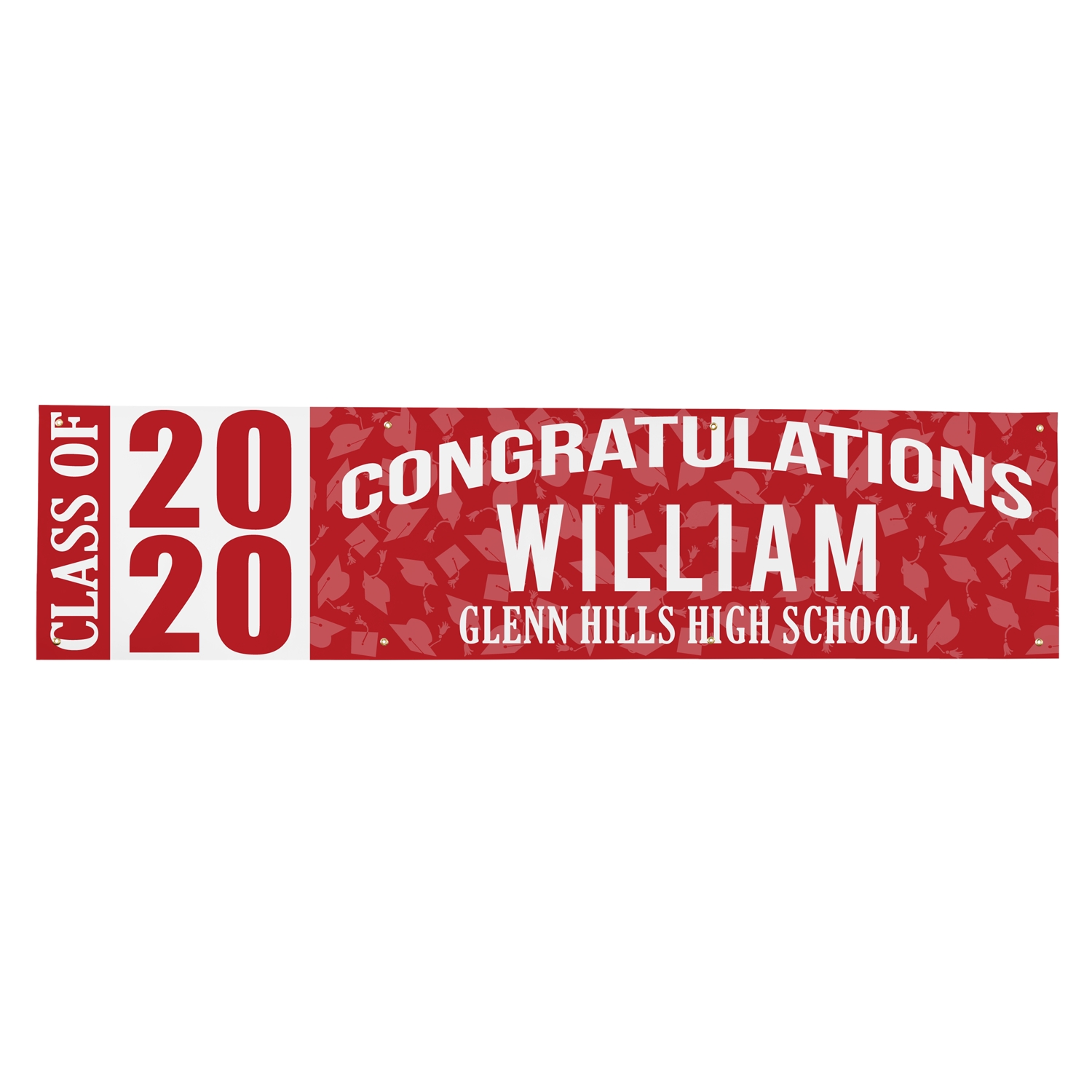 Best in Class Graduation Banner-Red-8ft at Gifts.com