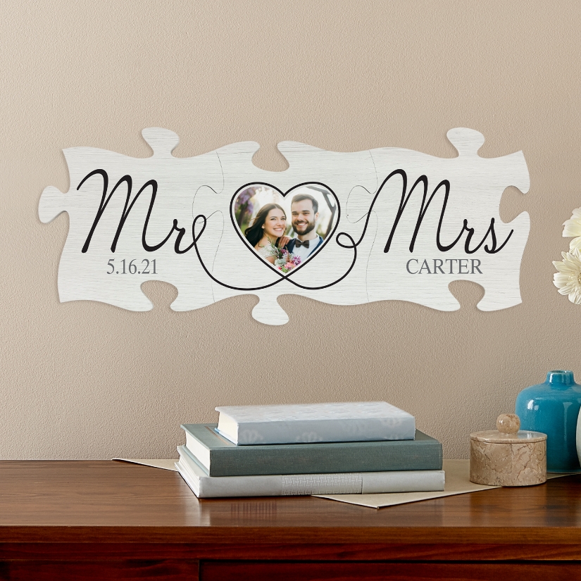 We Do! Heart Photo Mini Puzzle Set | Personal Creations