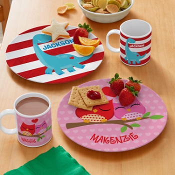 Personalized kids tableware store
