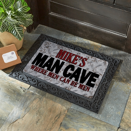 Man Cave Doormat | Personal Creations