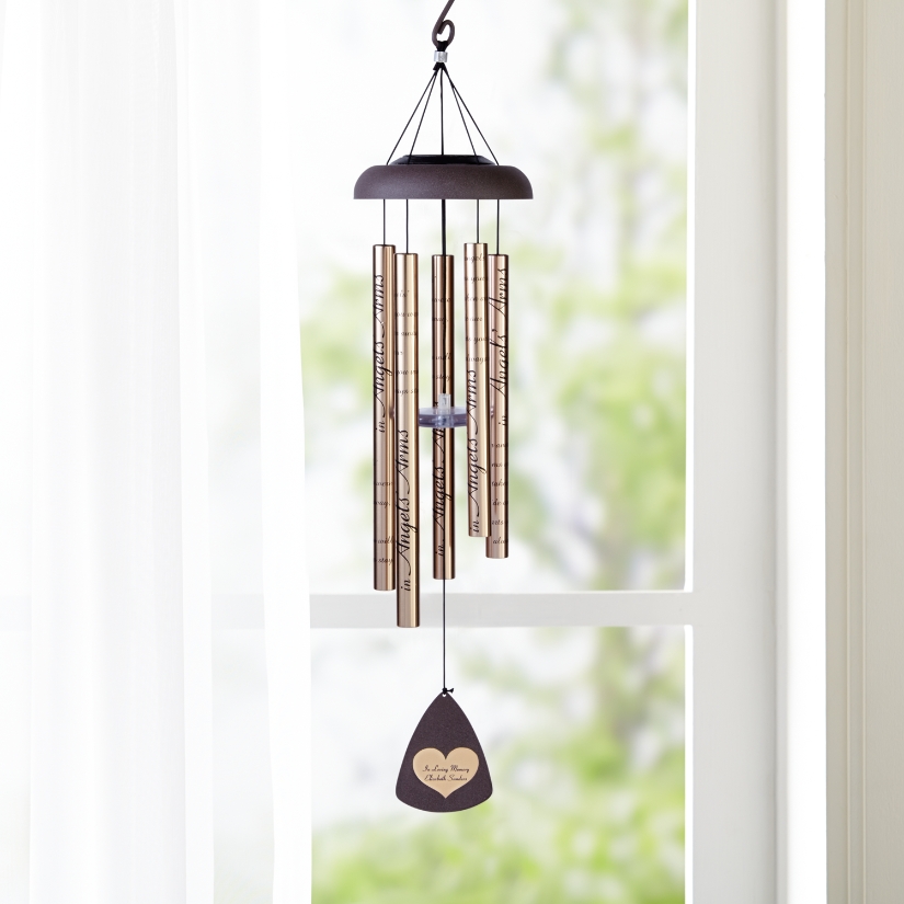 Shining Light Solar Wind Chime | Legacy Lane