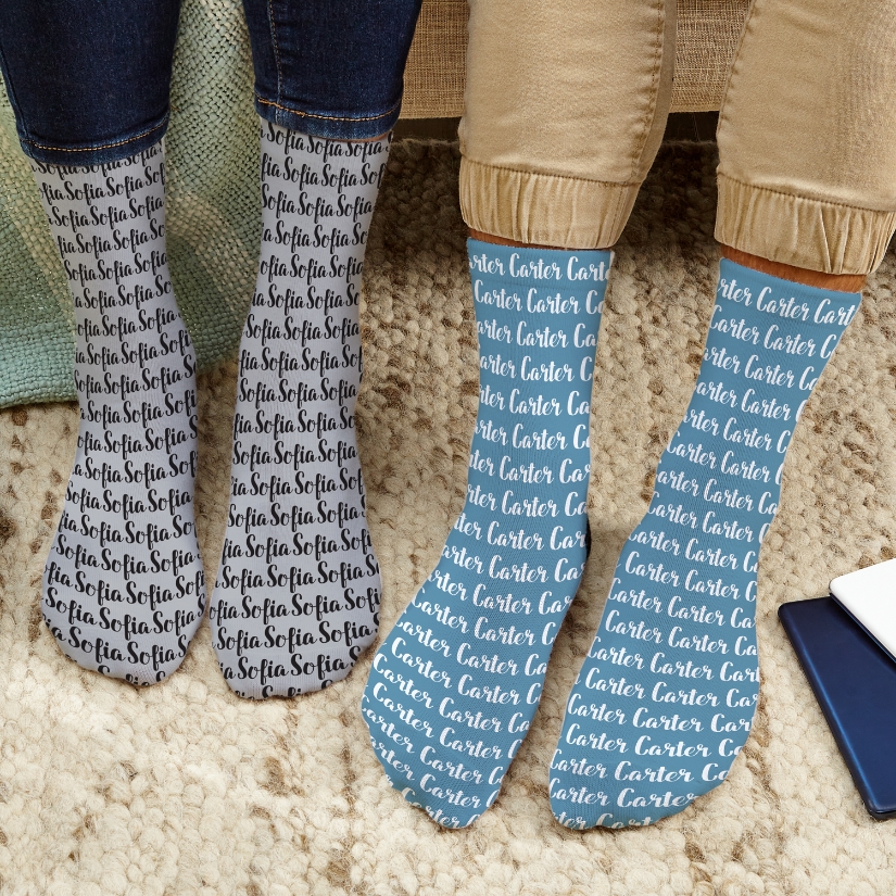 Custom Name Socks at Gifts.com