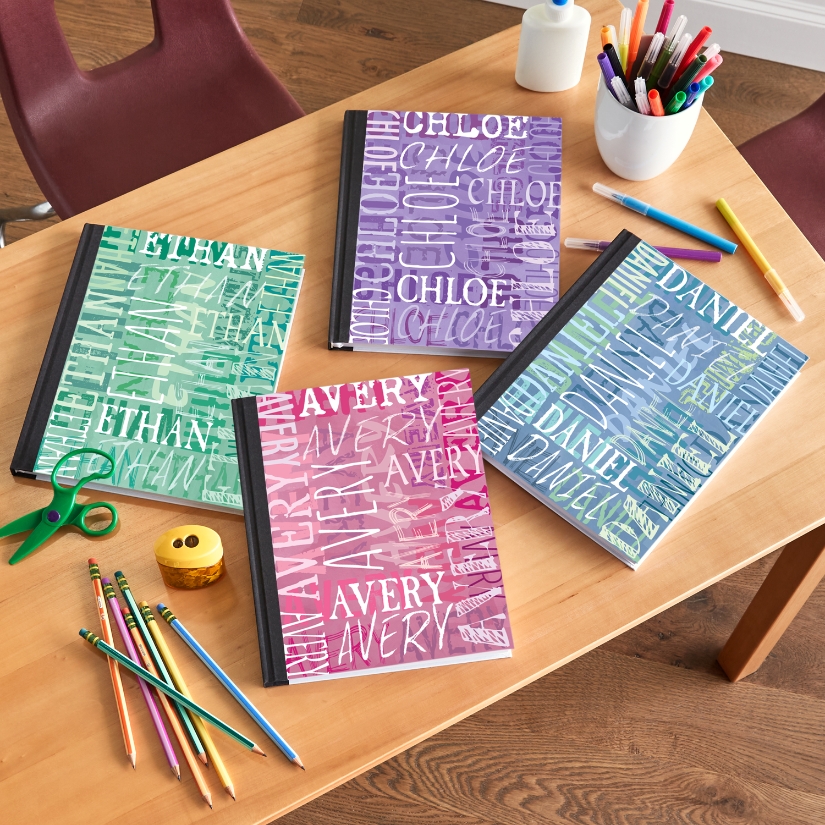 Custom Name Personalized Notebook at Gifts.com