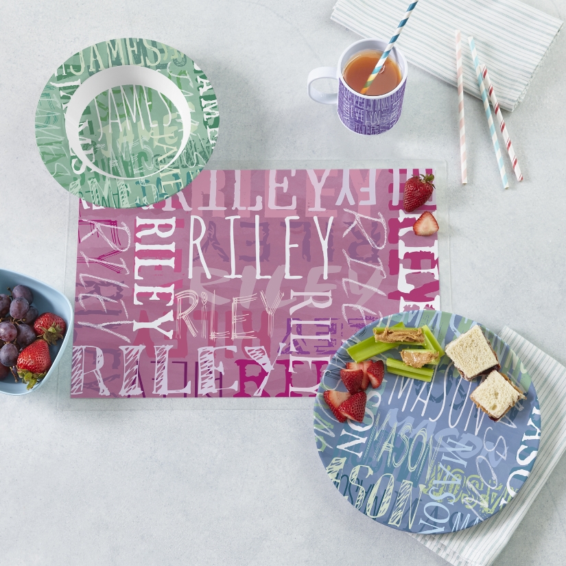 Signature Style Personalized Tableware | Personal Creations