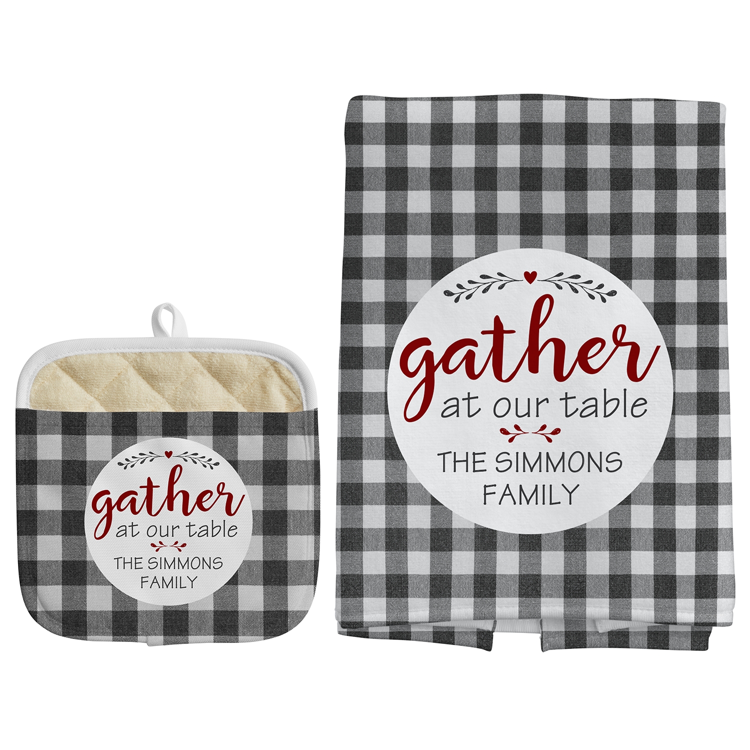 Family Gather Pot Holder | Personal Creations