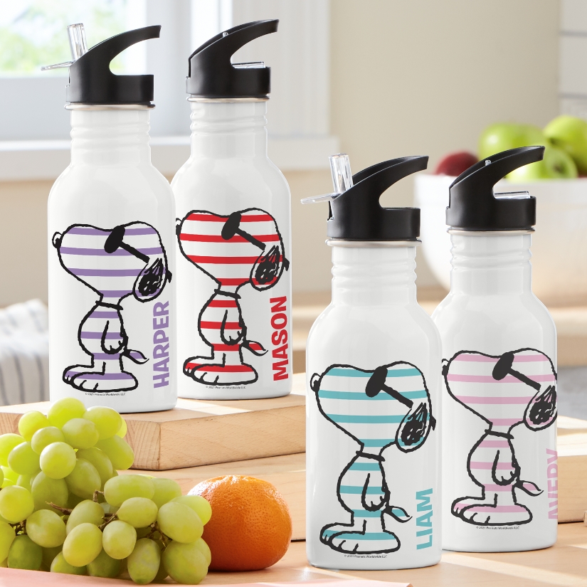 PEANUTS® Back to Cool Water Bottles | Personal Creations