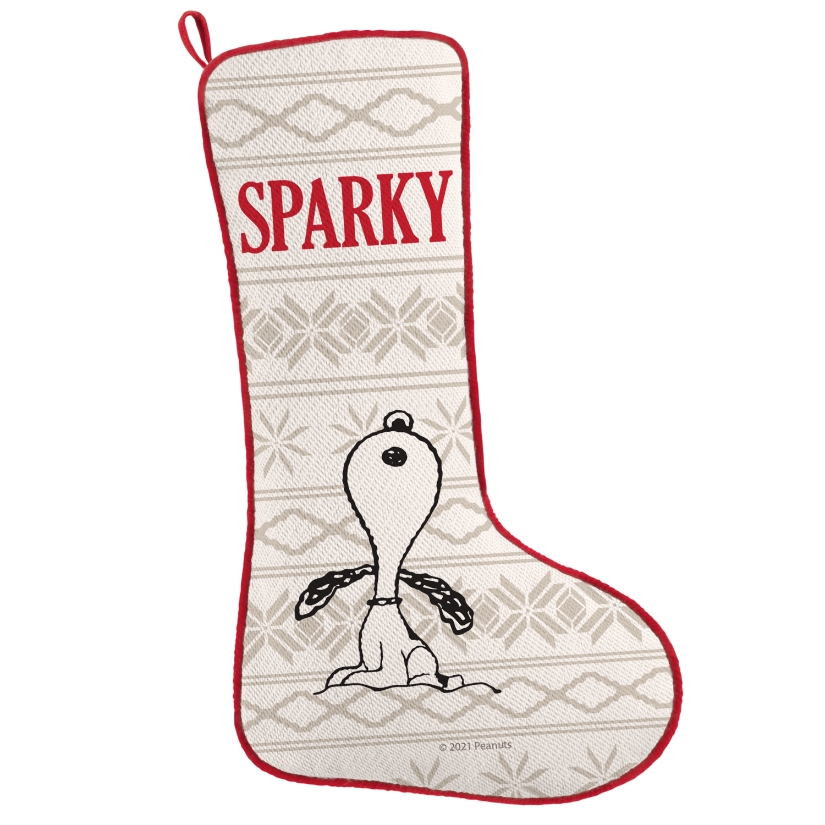 PEANUTS® Classic Caroling Stocking - Snoopy™ at Gifts.com