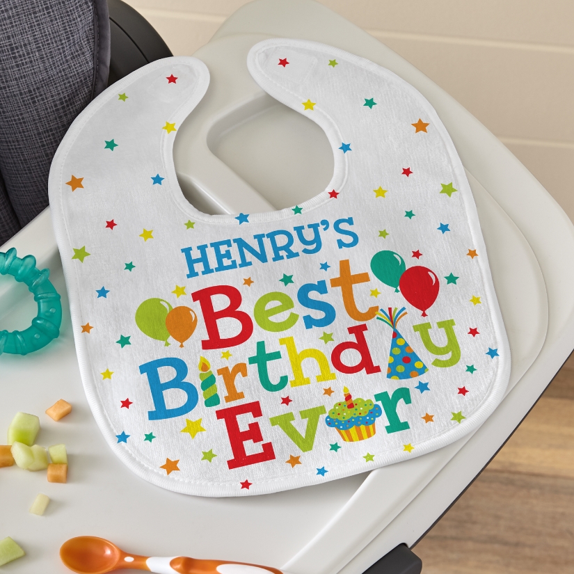 Ultimate Birthday Celebration Personalized Bib at Gifts.com