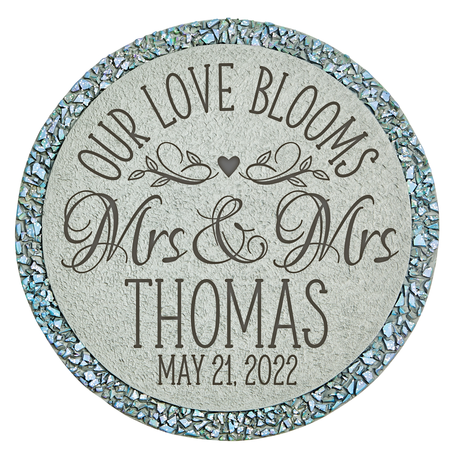 Our Love Blooms Garden Stone - Mrs. & Mrs. at Gifts.com
