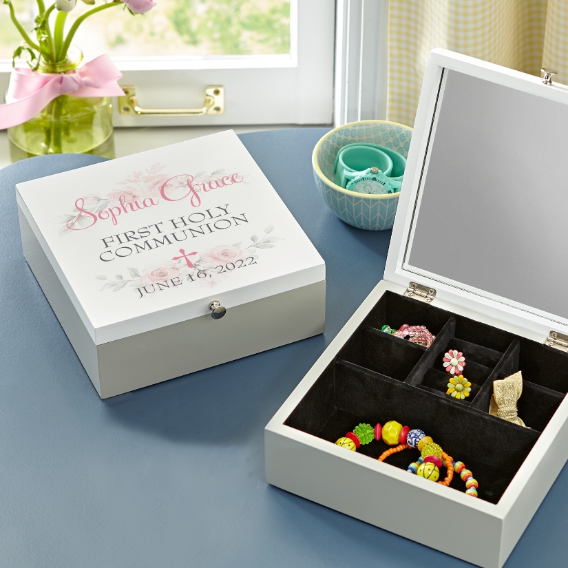Blossom Sacrament Personalized Trinket Box at Gifts.com