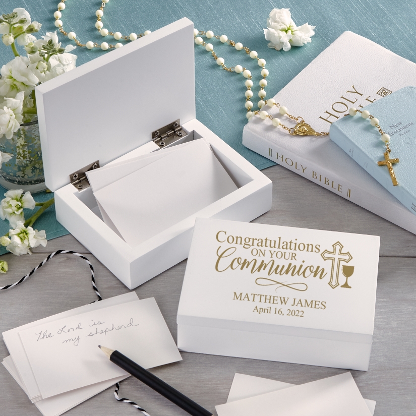 My First Sacraments Keepsake Prayer Box | Personal Creations
