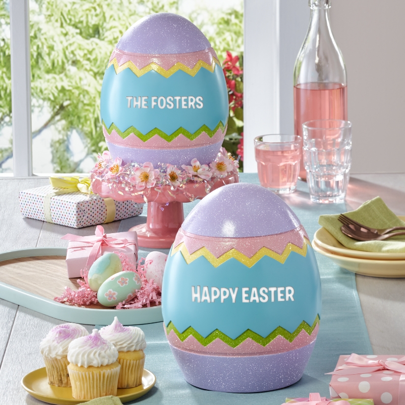 Glittering Light-Up Personalized Easter Egg at Gifts.com