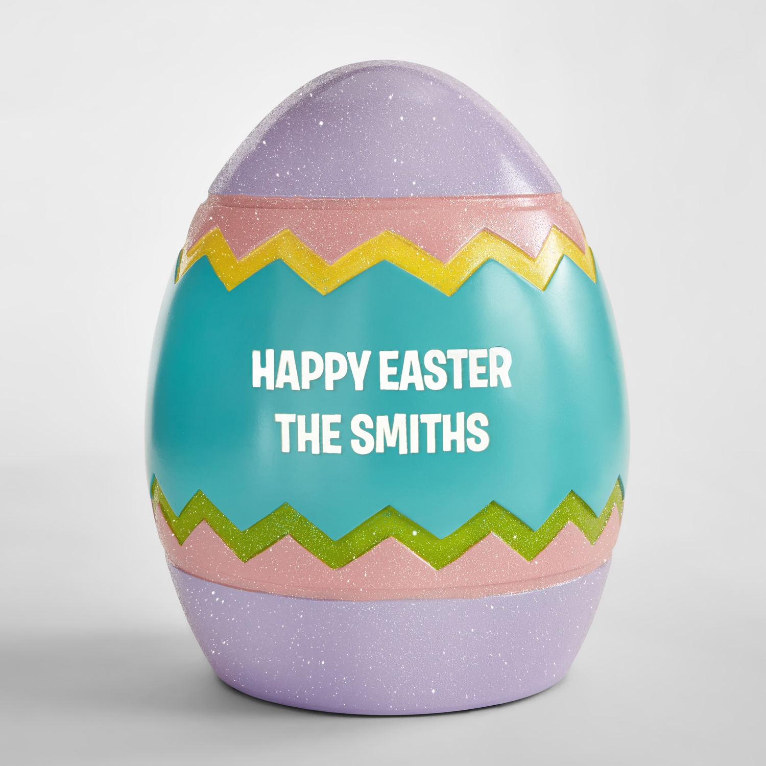 Glittering Light-Up Personalized Easter Egg at Gifts.com