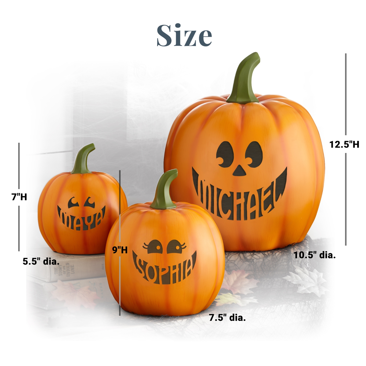 Light-Up Design Your Own Pumpkin Family | Personal Creations