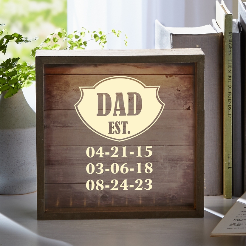 Milestone Memory Personalized Light Box at Gifts.com